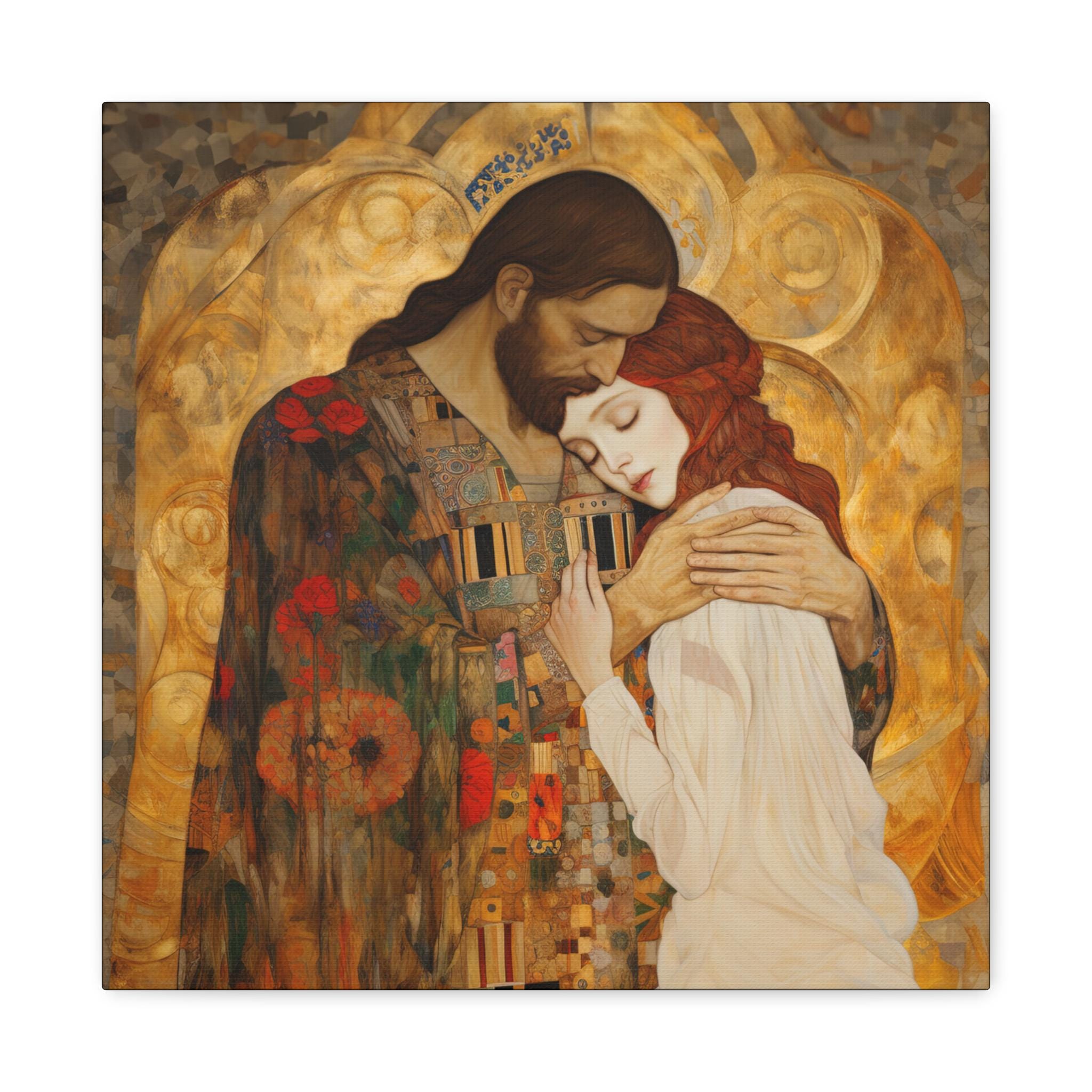 Christ Embracing Mary Magdalene Museum Wrapped Canvas - Sanctified ...