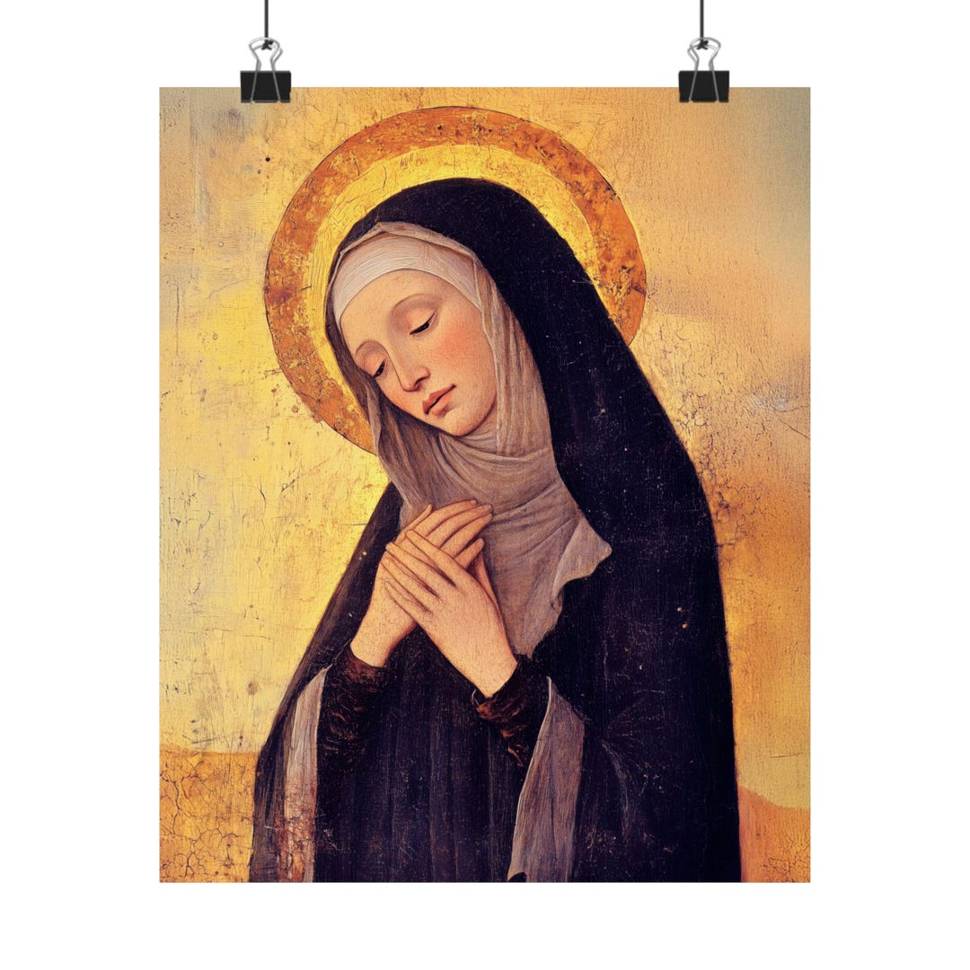Saint Syncletica of Alexandria - Desert Mother - Sanctified Souls Print ...