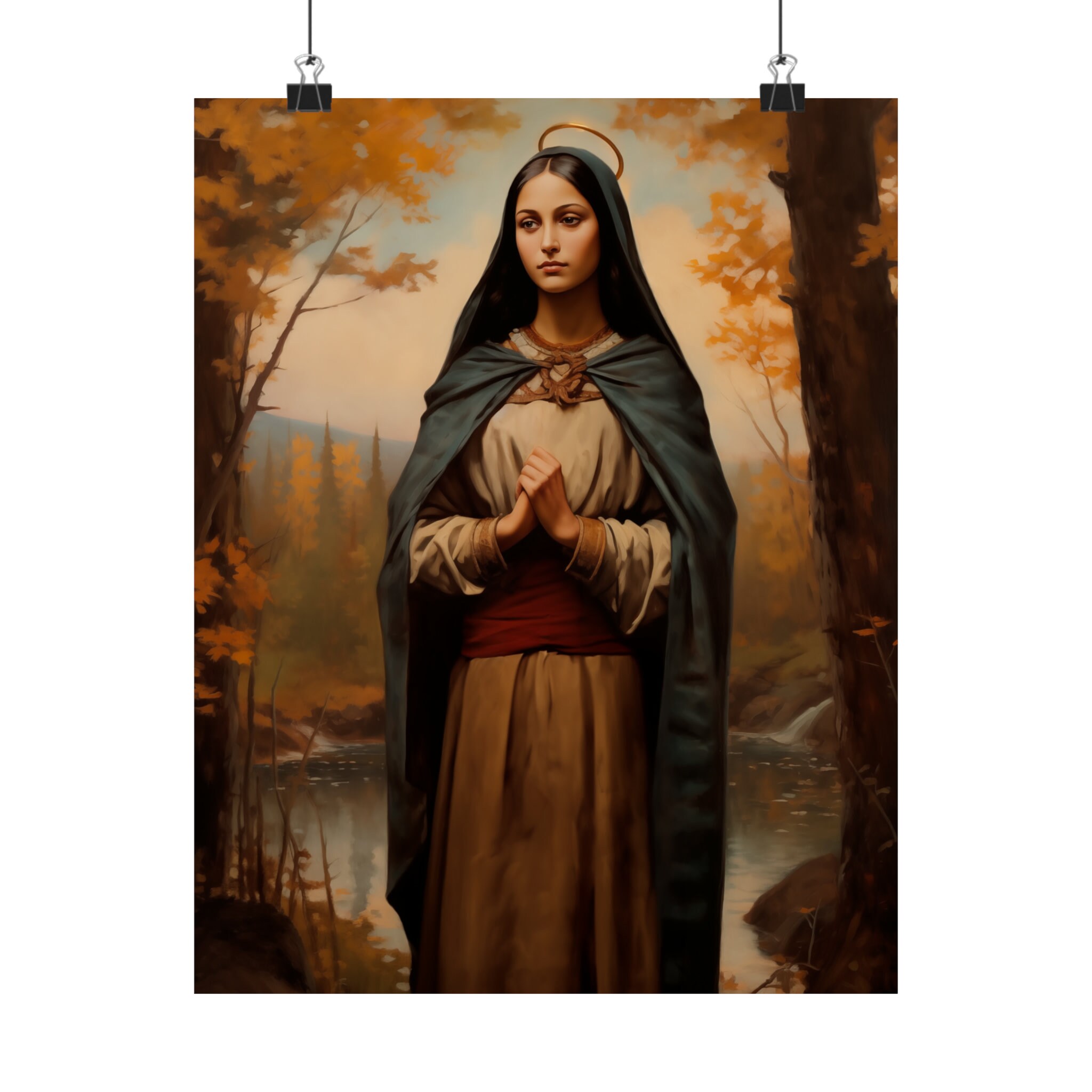 Saint Kateri Tekakwitha Sanctified Souls Print Multiple Sizes Premium ...
