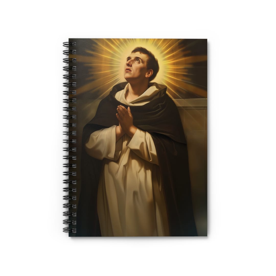 Saint Thomas Aquinas - Sanctified Souls Art - Religious Based Notebook ...