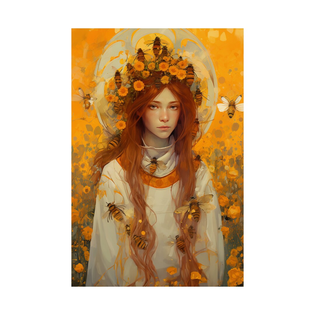 Saint Abigail - Sanctified Souls Print - Multiple Sizes - Premium Matte ...
