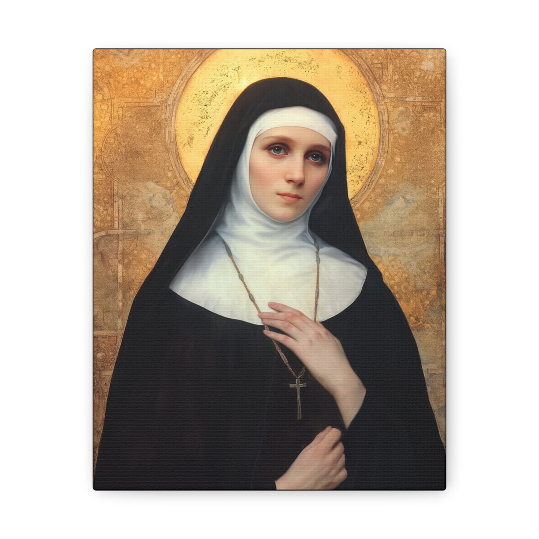Saint Benedetta Cambiagio - Gallery Wrapped Canvas - Print - Religious ...