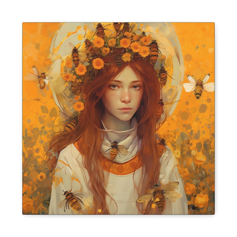 Saint Abigail - Gallery Wrapped Canvas - Sanctified Souls Print ...