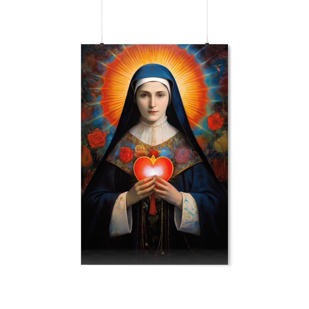 Saint Jane Frances De Chantal Print - Sanctified Souls Print - Multiple ...
