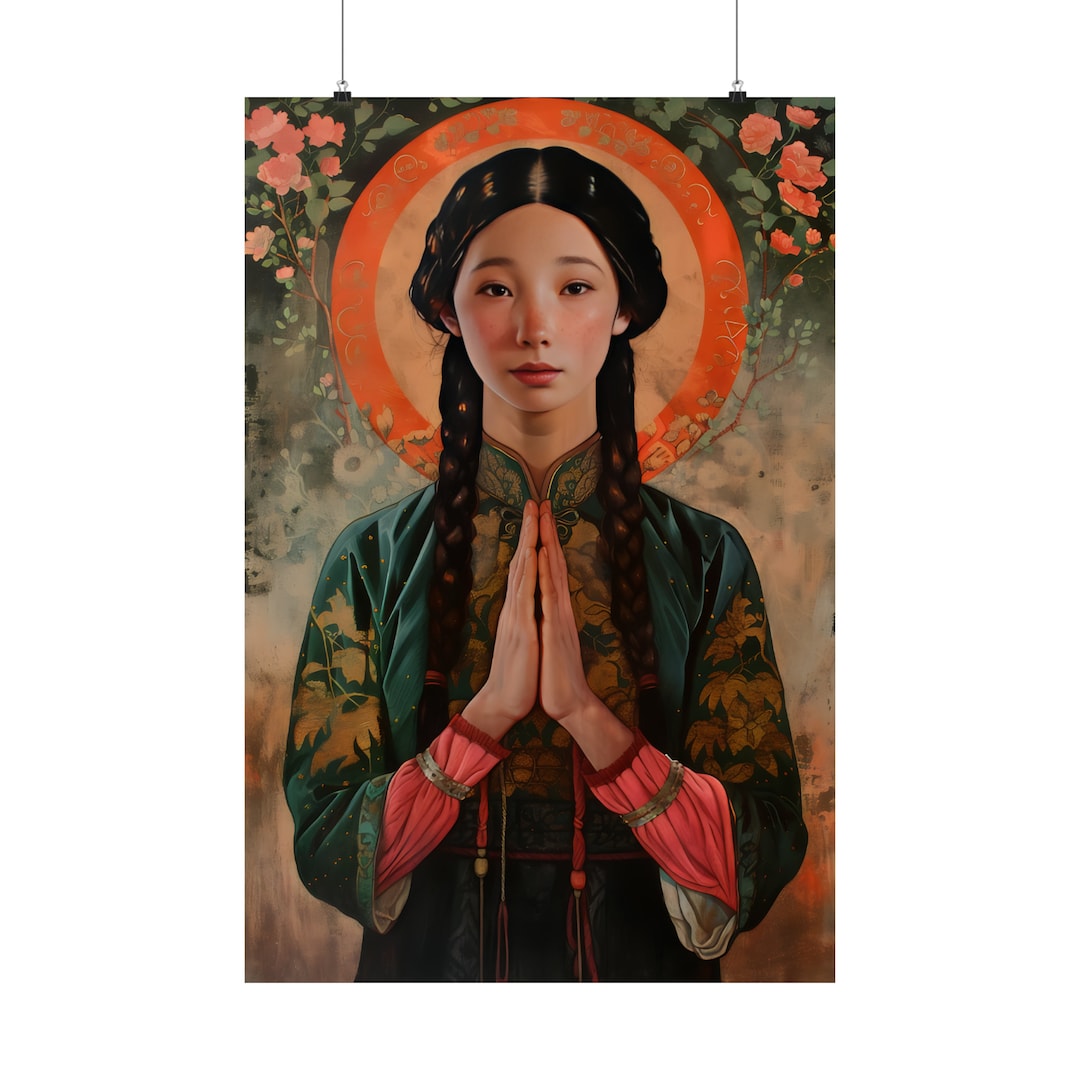 Saint Anna Wang - Sanctified Souls Print - Multiple Sizes - Premium Matte Vertical Posters ...