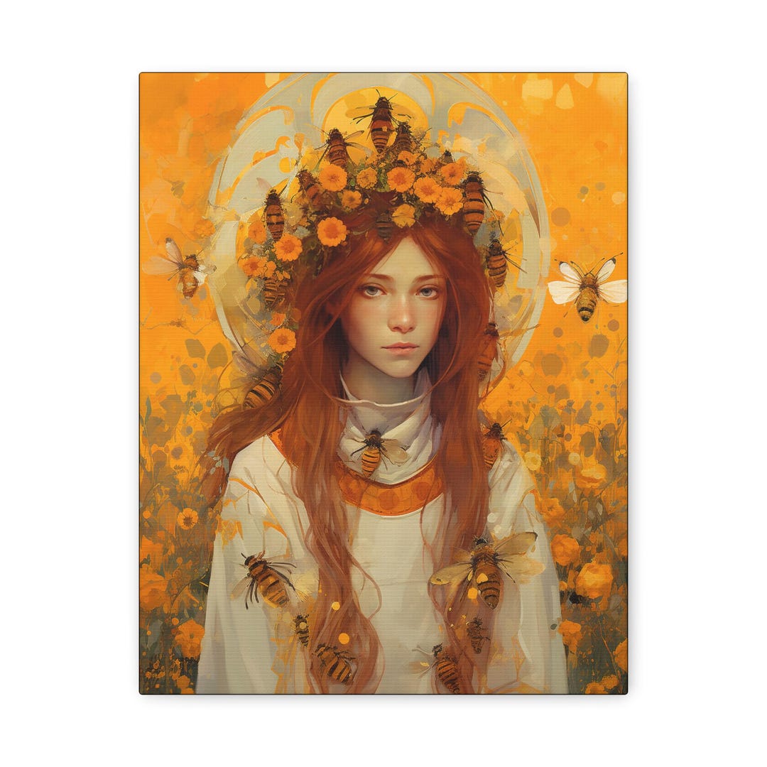 Saint Abigail - Gallery Wrapped Canvas - Sanctified Souls Print ...