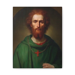 Saint Alexius of Rome - Gallery Wrapped Canvas - Sanctified Souls Print ...
