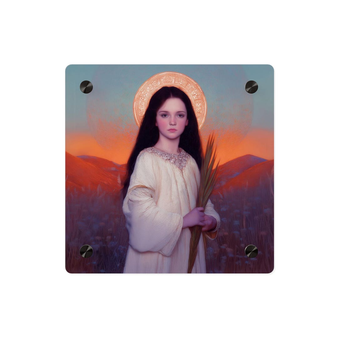 Saint Hope Wall Art Panel - Ready to Hang Acrylic Print - Catholic ...