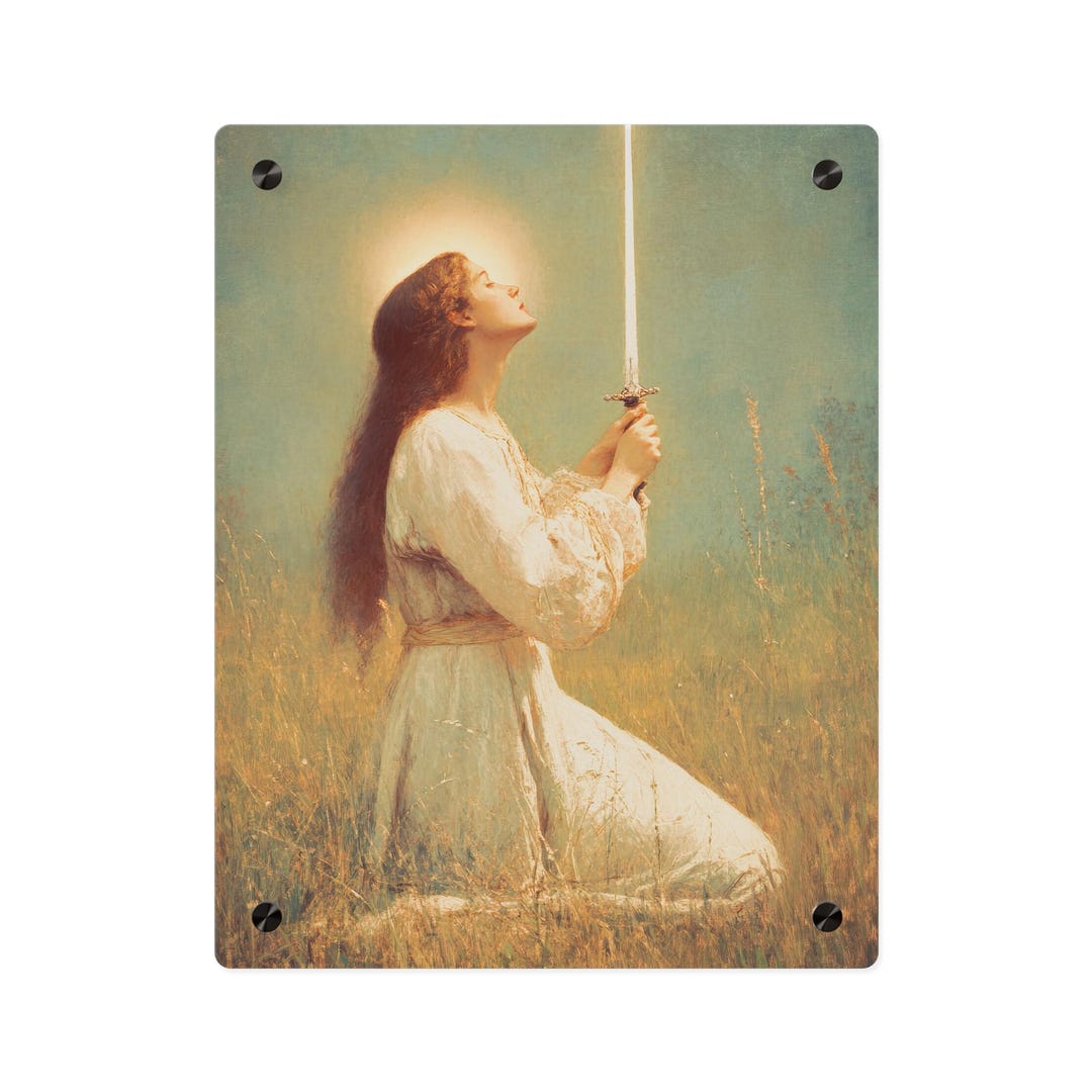 Saint Joan of Arc Wall Art Panel - Ready to Hang Acrylic Print ...