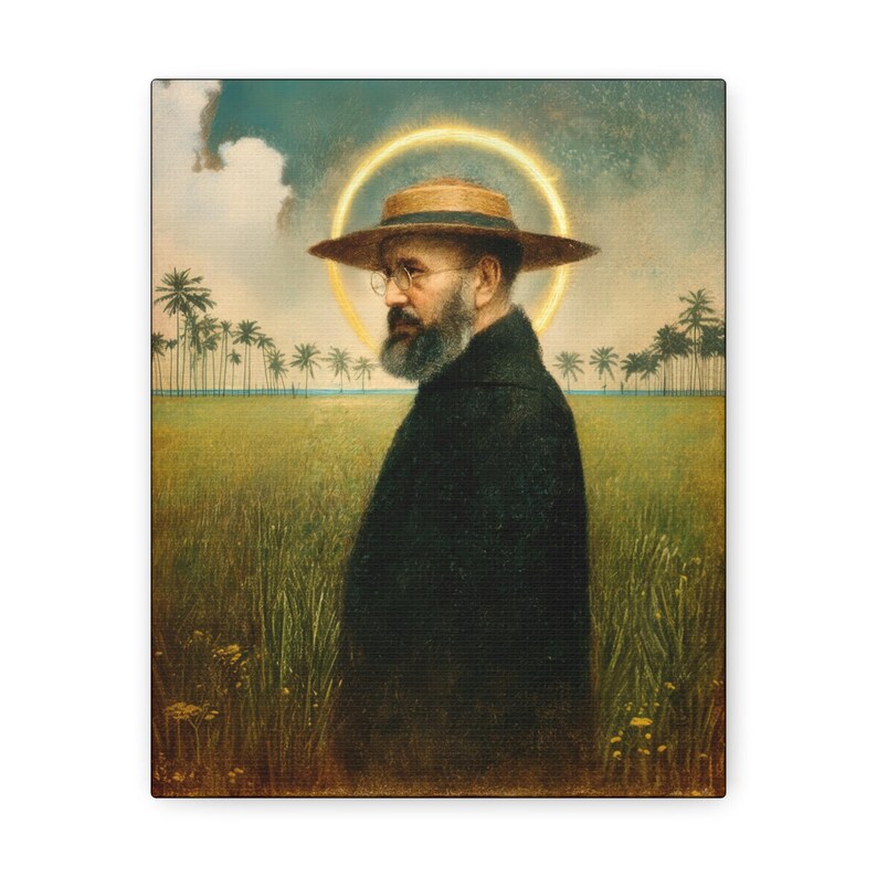 Saint Damien of Molokai - Museum Wrapped Canvas - Sanctified Souls ...