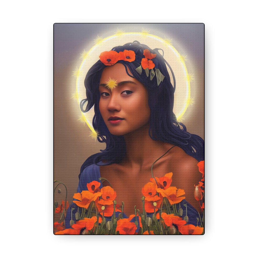 Reiyel Gallery Wrapped Canvas Print Guardian Angel Print Spiritual Art ...