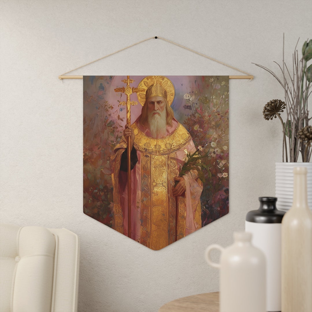 Saint Thorlack of Iceland Wall Banner / Wall Hanging / Pennant - Wall ...