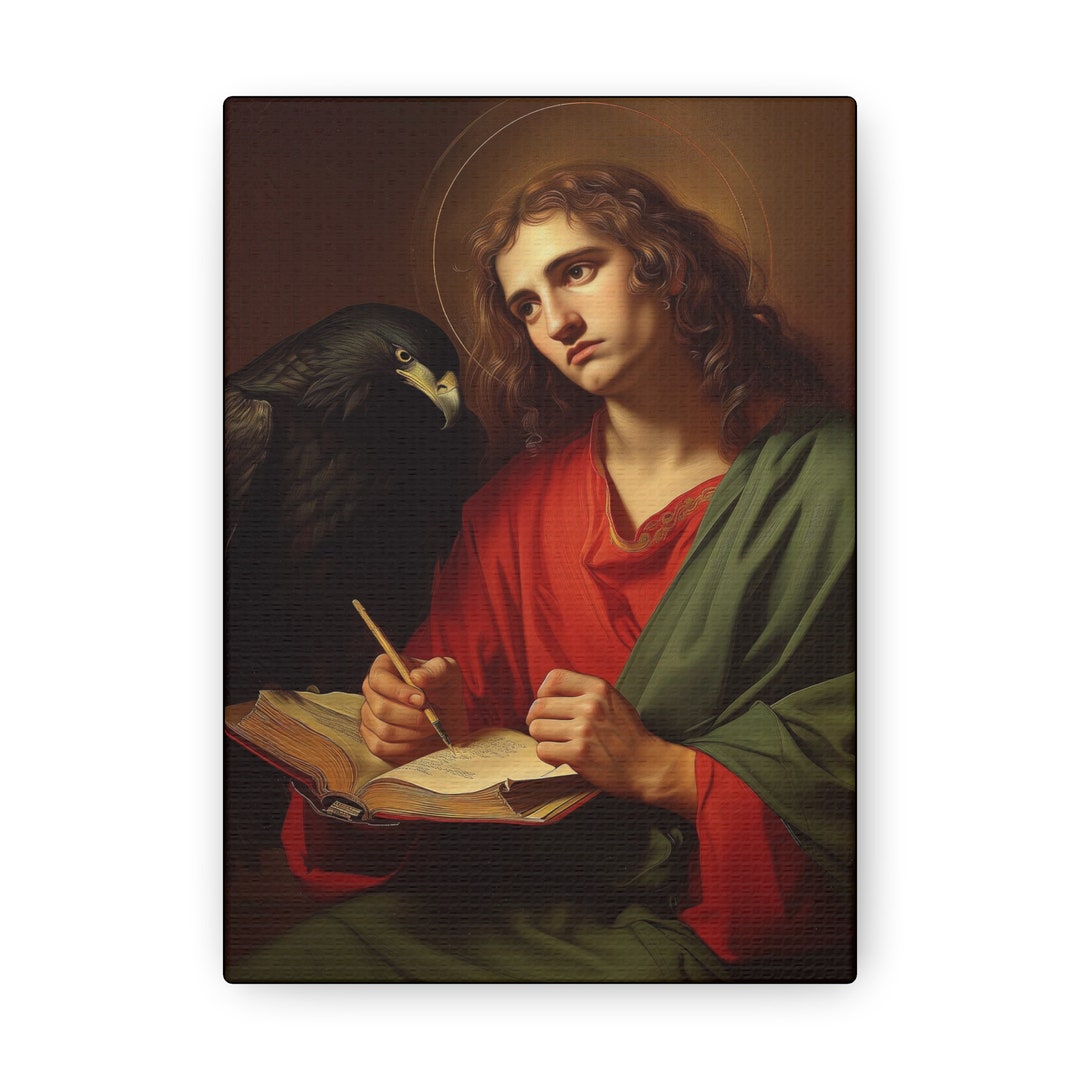 Saint John the Apostle - Gallery Wrapped Canvas - Sanctified Souls ...