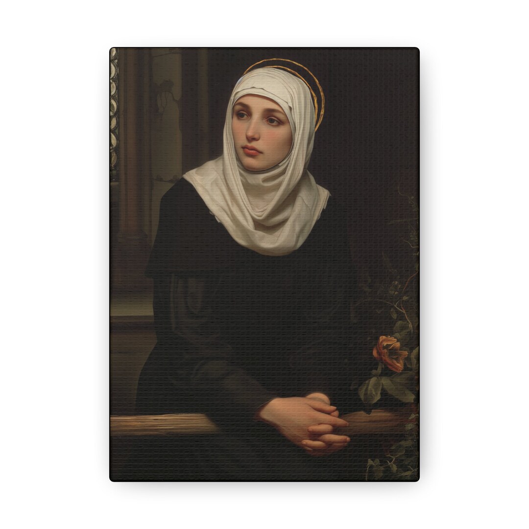 Saint Angela Merici - Gallery Wrapped Canvas - Sanctified Souls Print ...