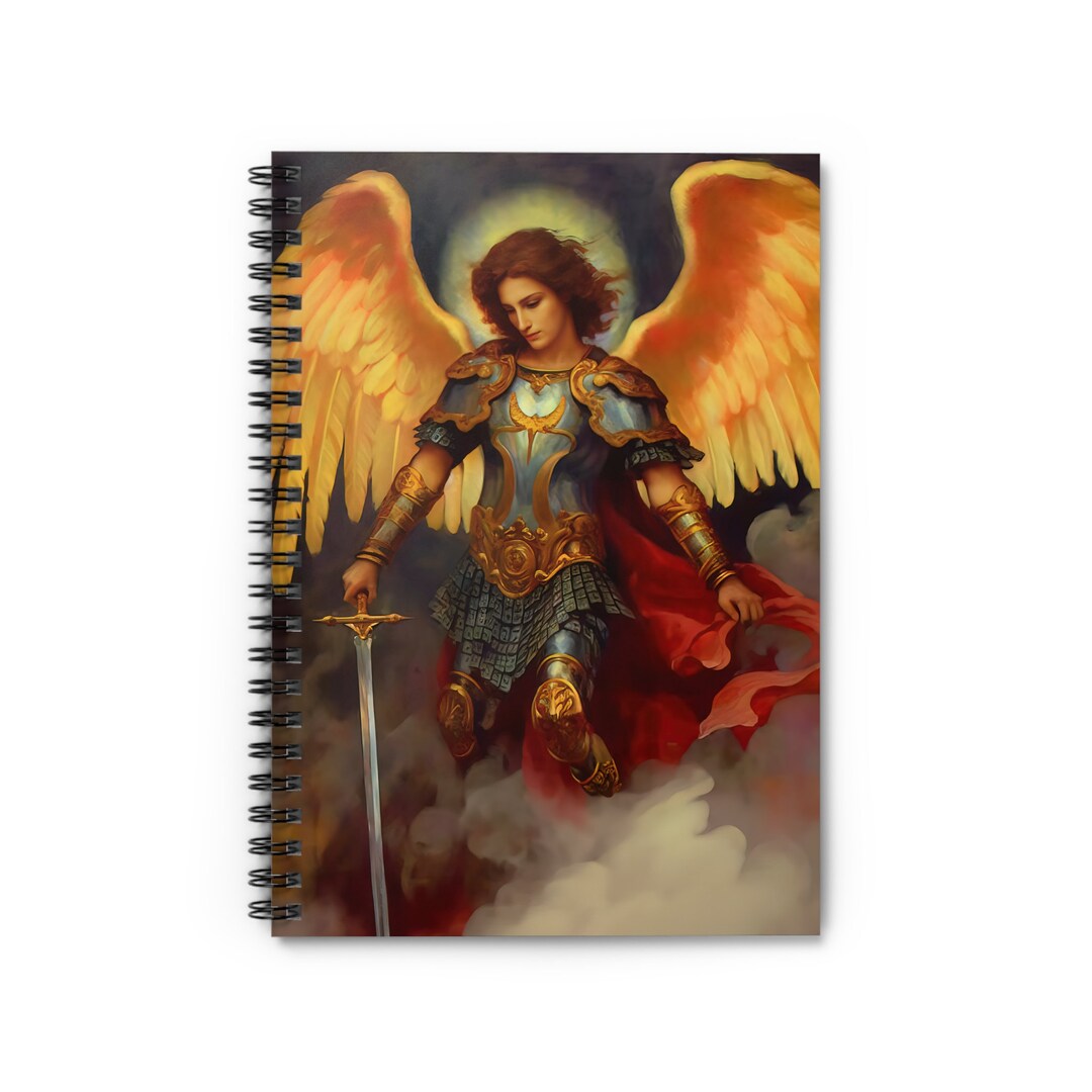 Saint Michael the Archangel Journal - Sanctified Souls Art - Religious ...