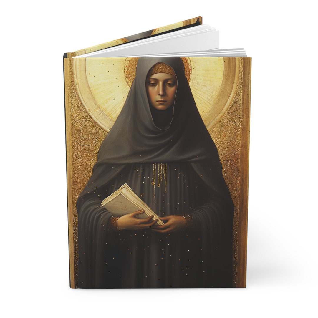 Saint Monica of Hippo Hardcover Lined Journal - Devotional Notebook ...