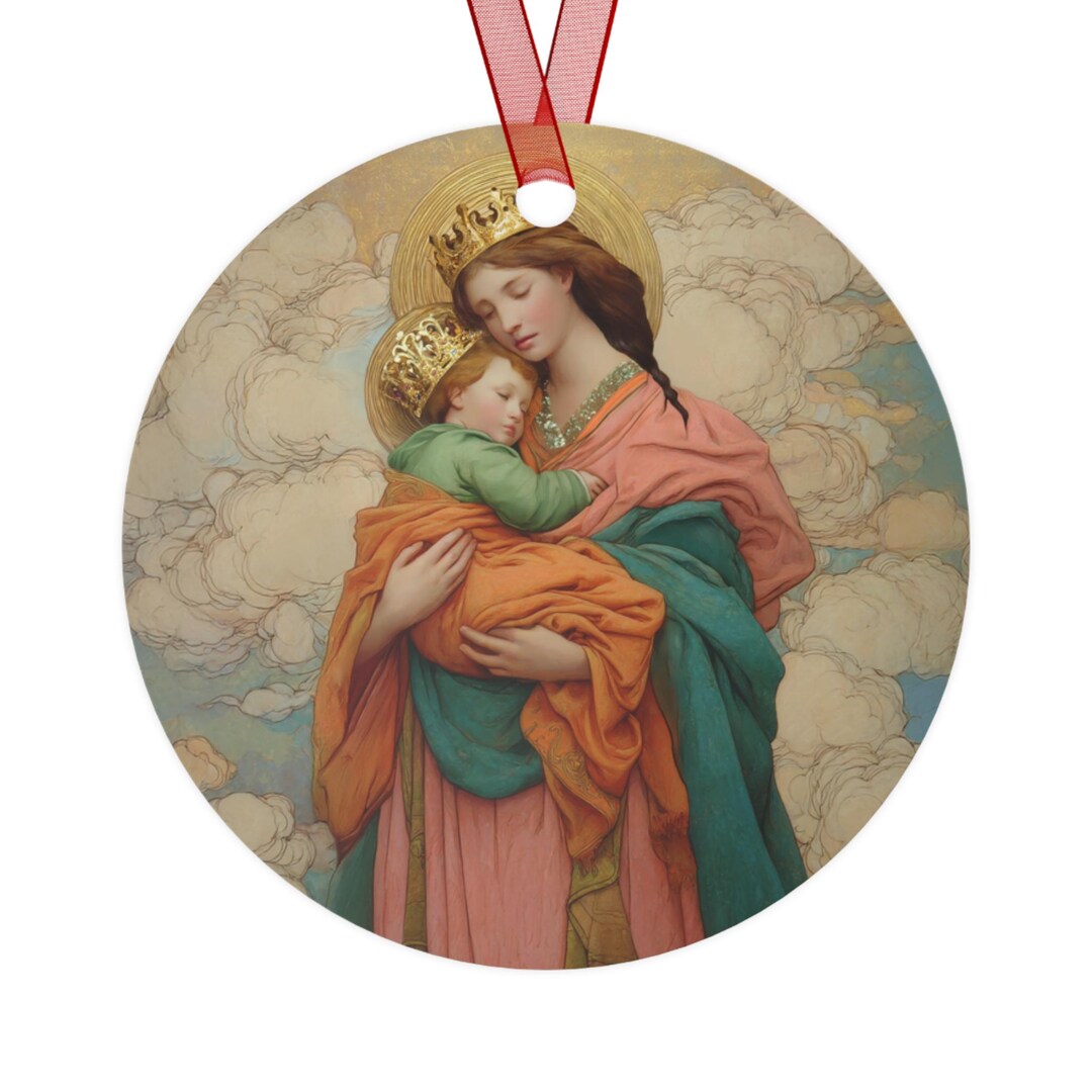 Our Lady, Strong and Tender - Mary, Help of Christians - Ornament ...