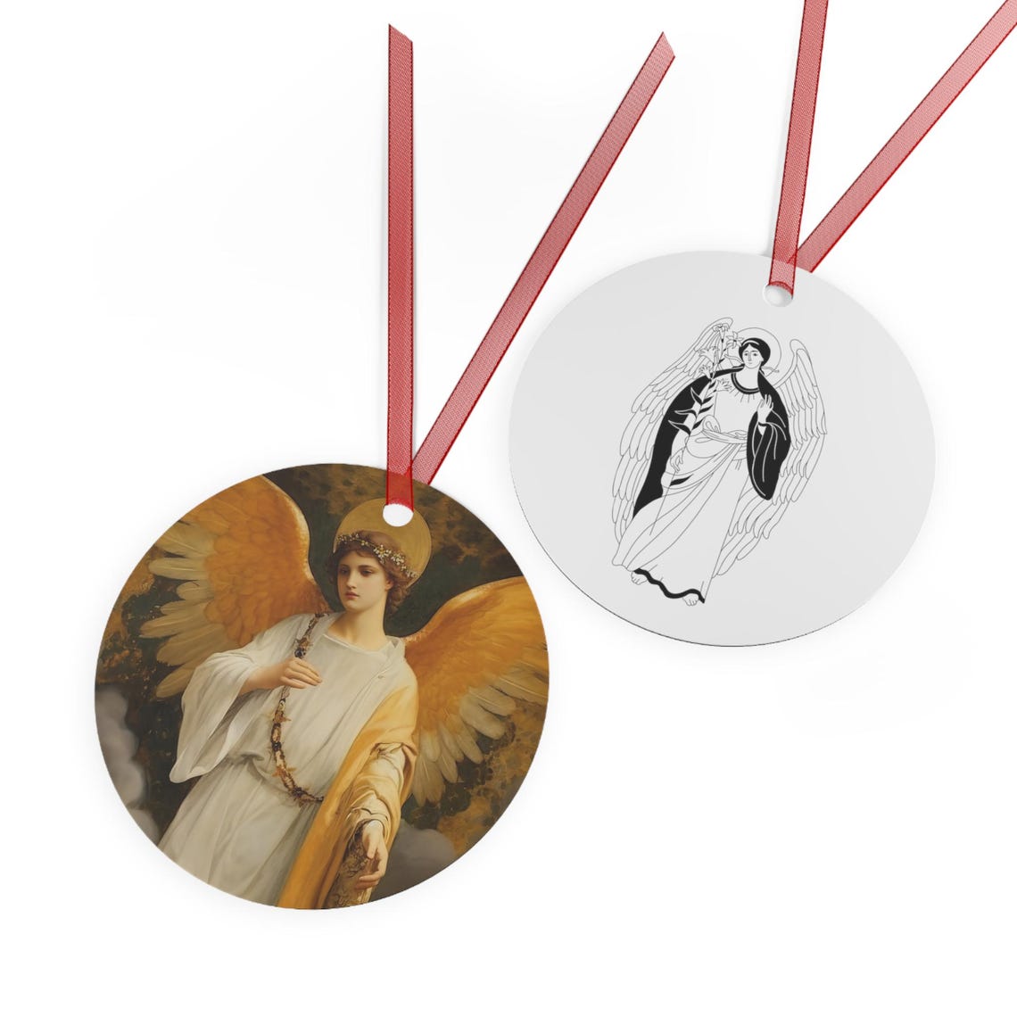 Saint Gabriel the Archangel Ornament - Religious Holiday Christmas ...