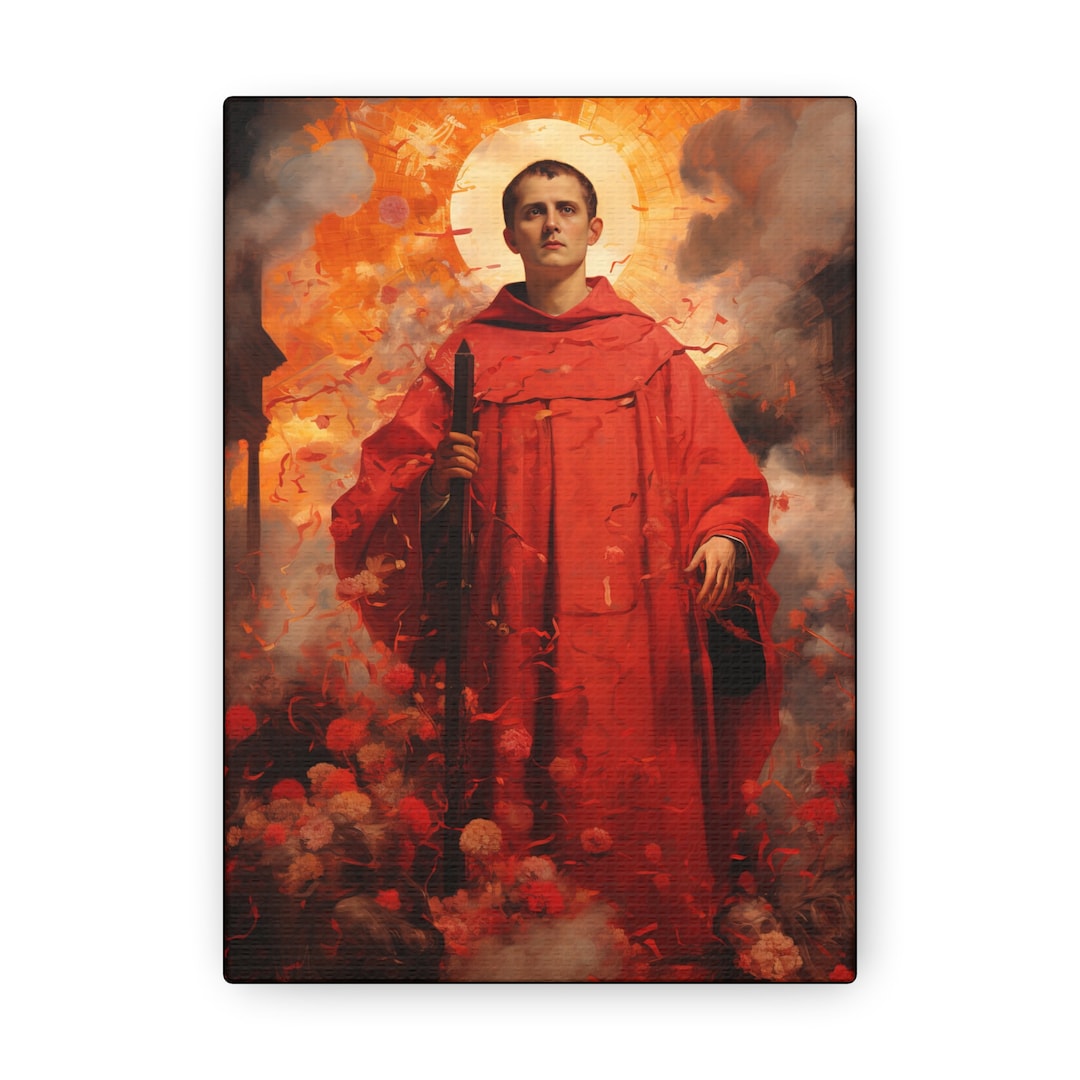 Saint Lawrence Deacon and Martyr Canvas Print - Multiple Sizes ...
