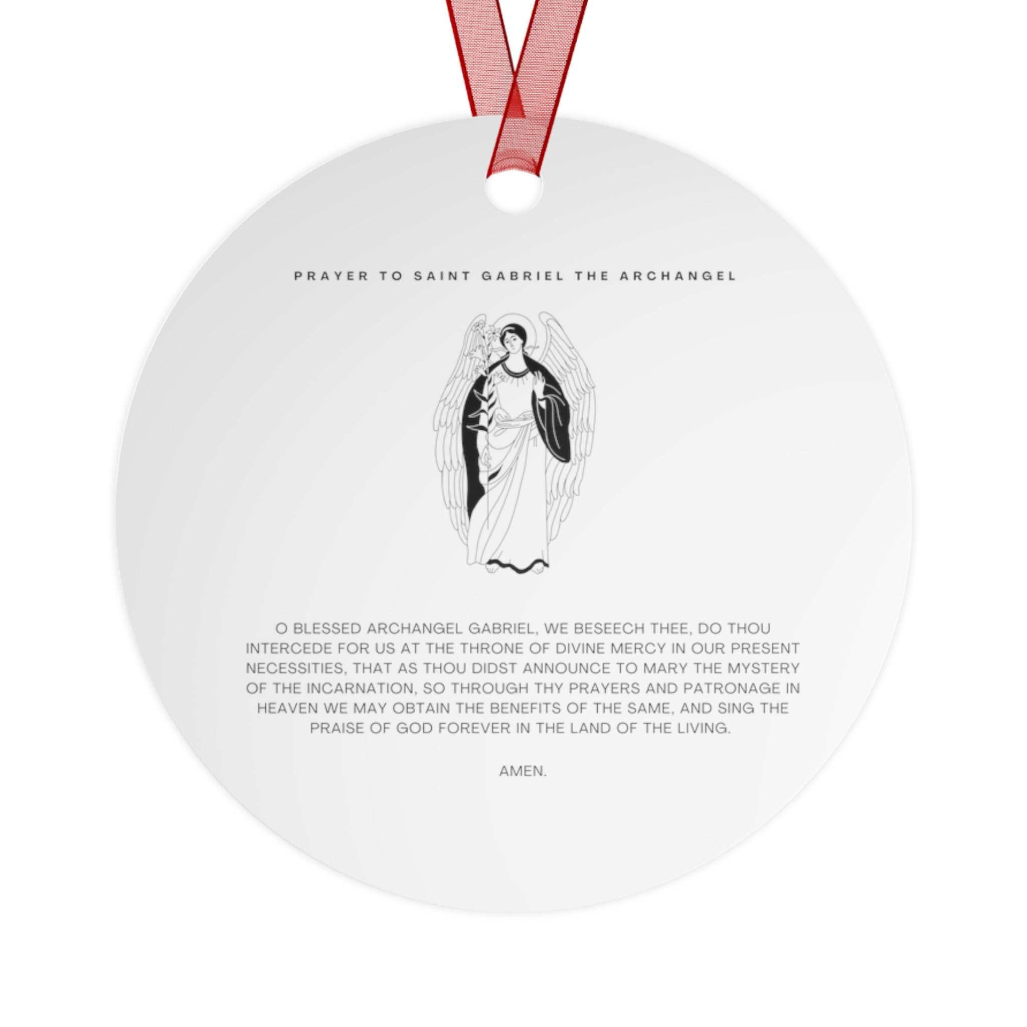 Saint Gabriel the Archangel Ornament Religious Holiday Christmas ...