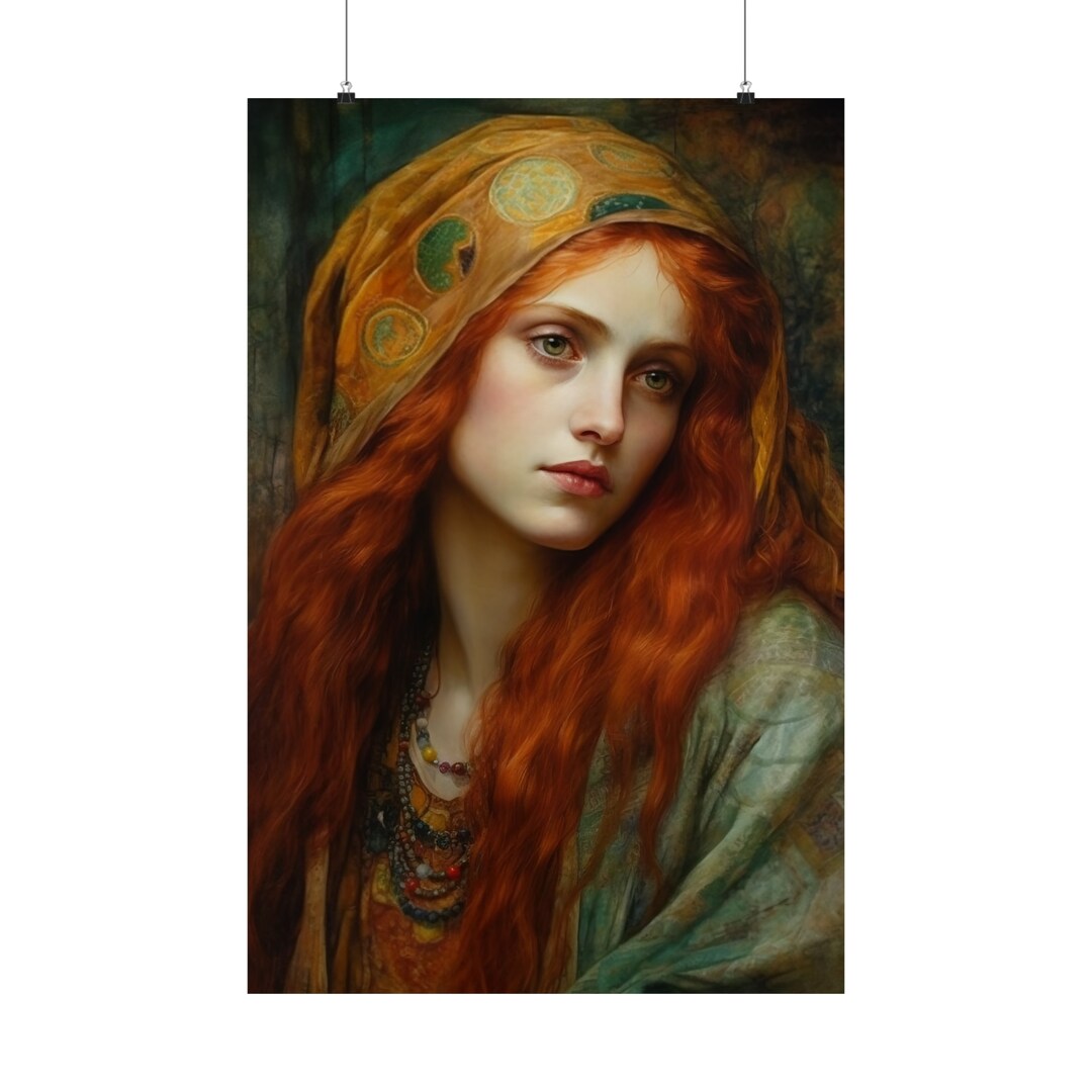 Mary Magdalene's Inner Peace Print - Sanctified Souls Print - Multiple Sizes - Premium Matte ...