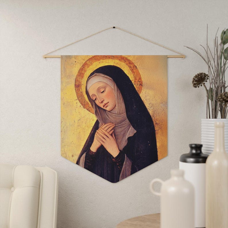Saint Syncletica of Alexandria - Desert Mother - Pennant / Banner ...