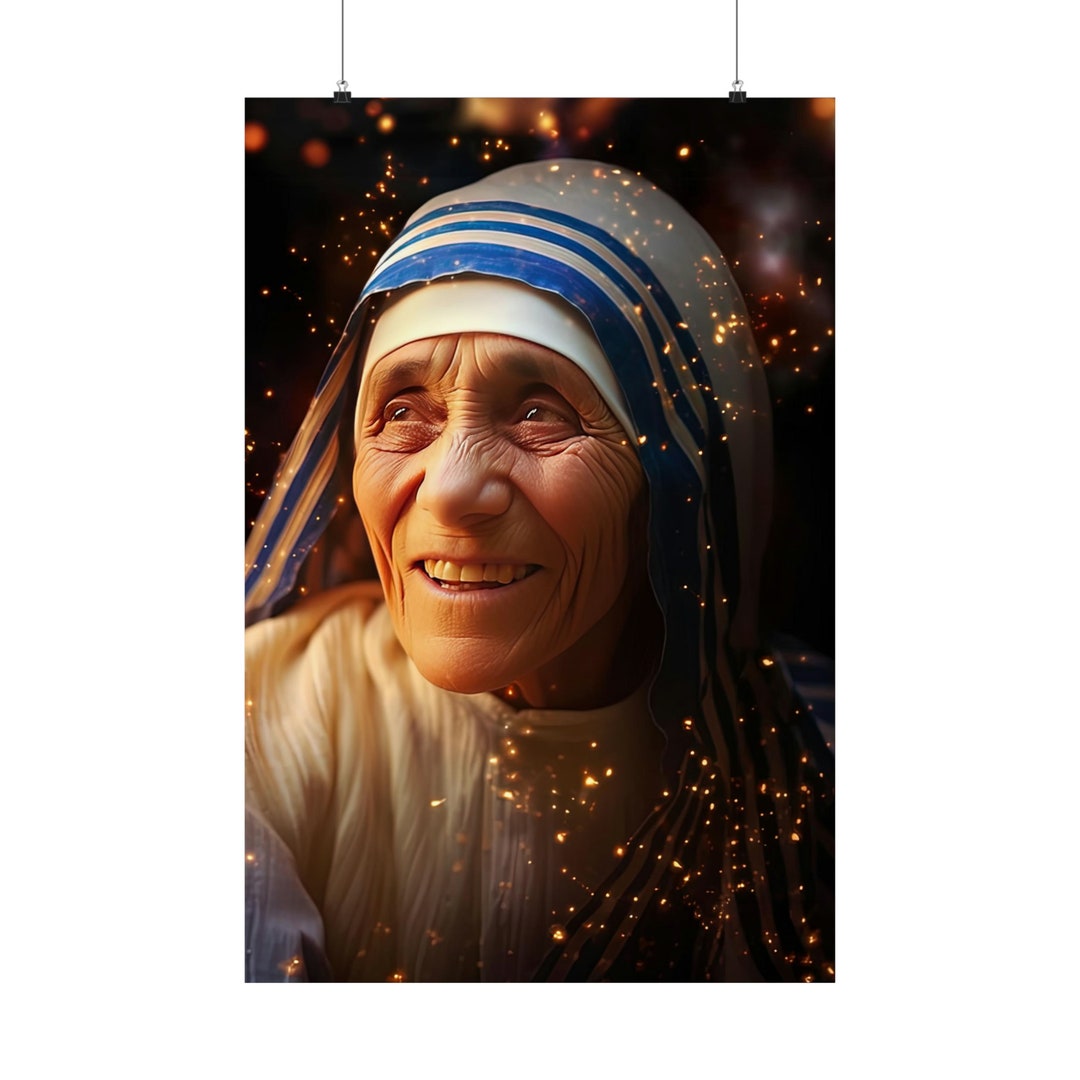 Saint Teresa of Calcutta - Mother Teresa - Sanctified Souls Print ...