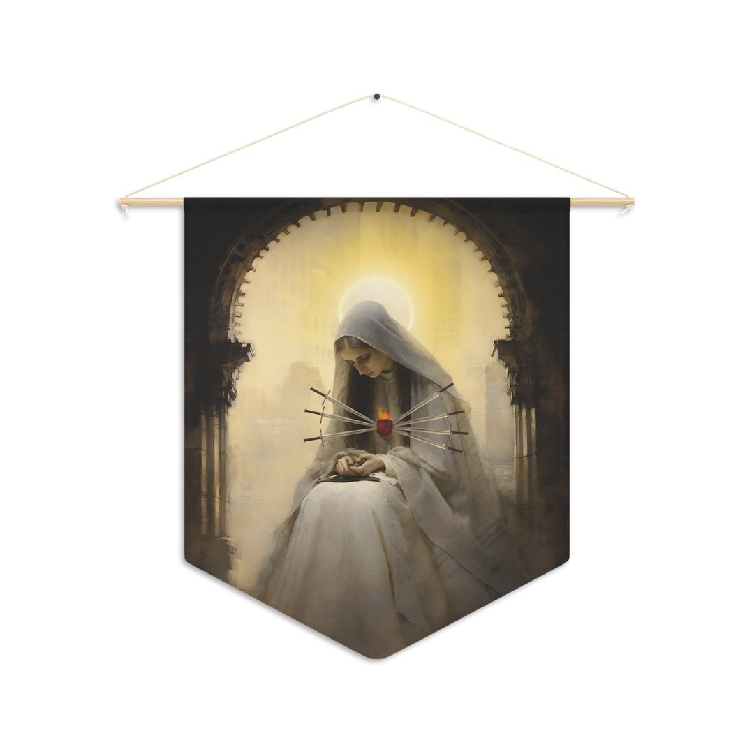 Our Lady of Sorrows Wall Banner / Wall Hanging - Mary the Blessed ...