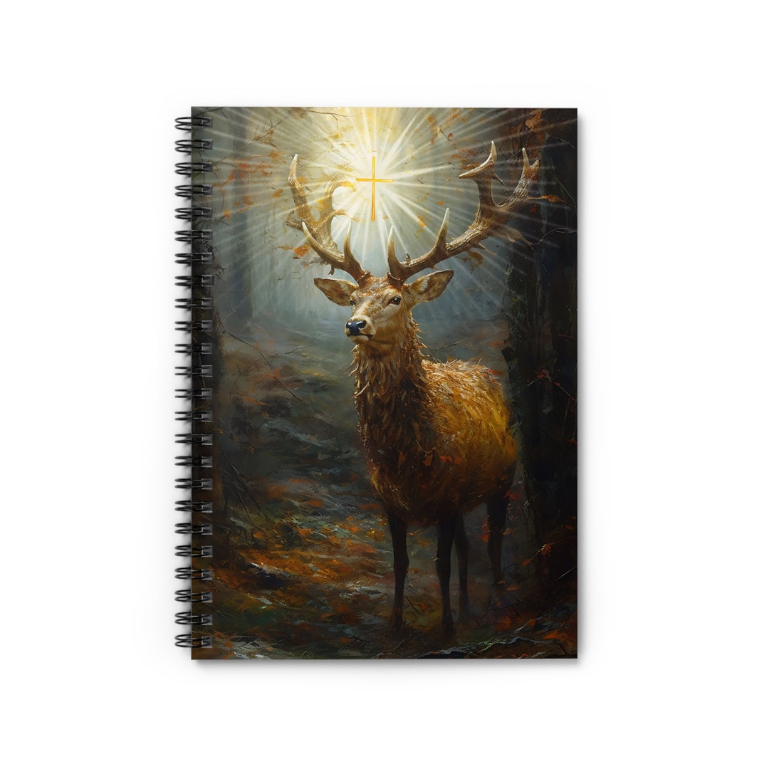 The Stag of Saint Hubert / Saint Hubertus Stag - Sanctified Souls Art ...