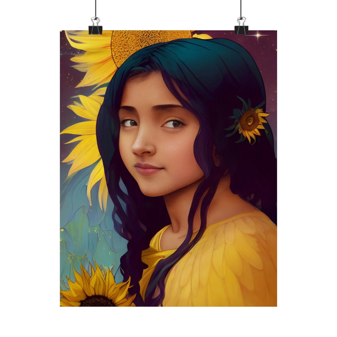 Mehiel Poster Print Guardian Angel Art Print Multiple Sizes Premium ...