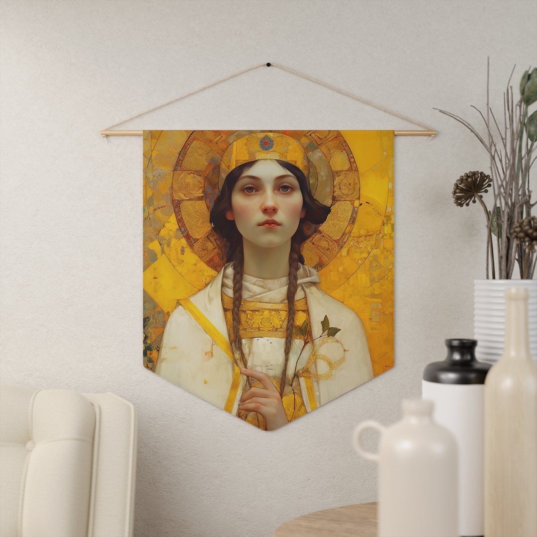 Saint Agatha Wall Banner / Wall Hanging / Pennant - Prayer Room ...