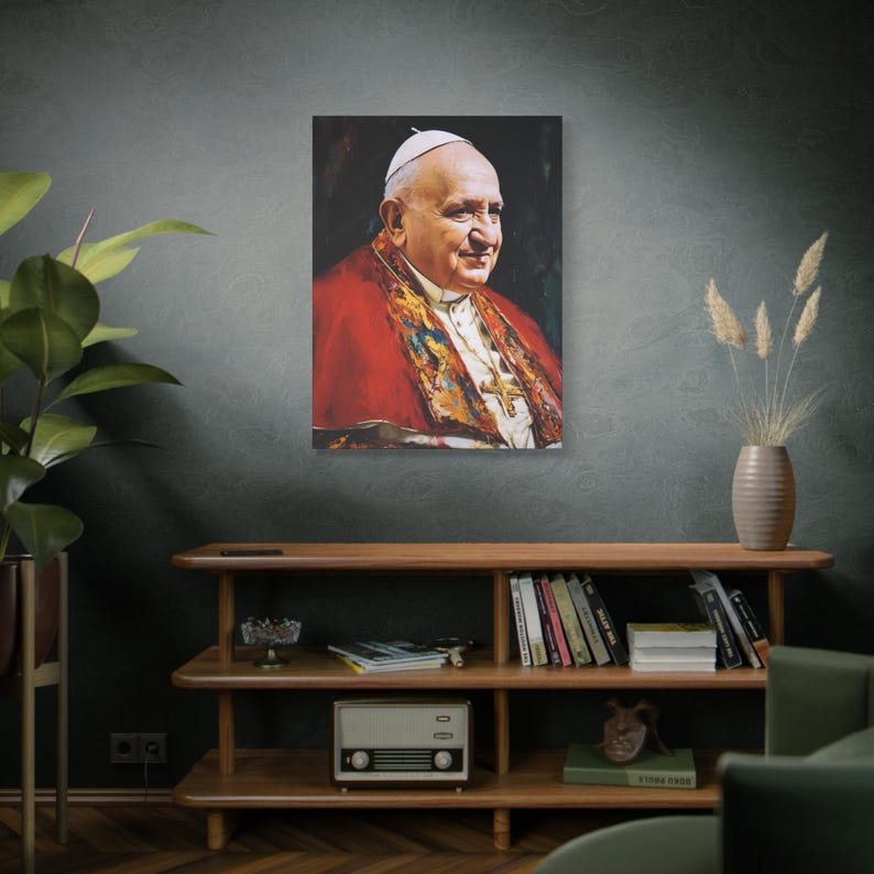 Pope Saint John XXIII - Gallery Wrapped Canvas - Sanctified Souls Print ...