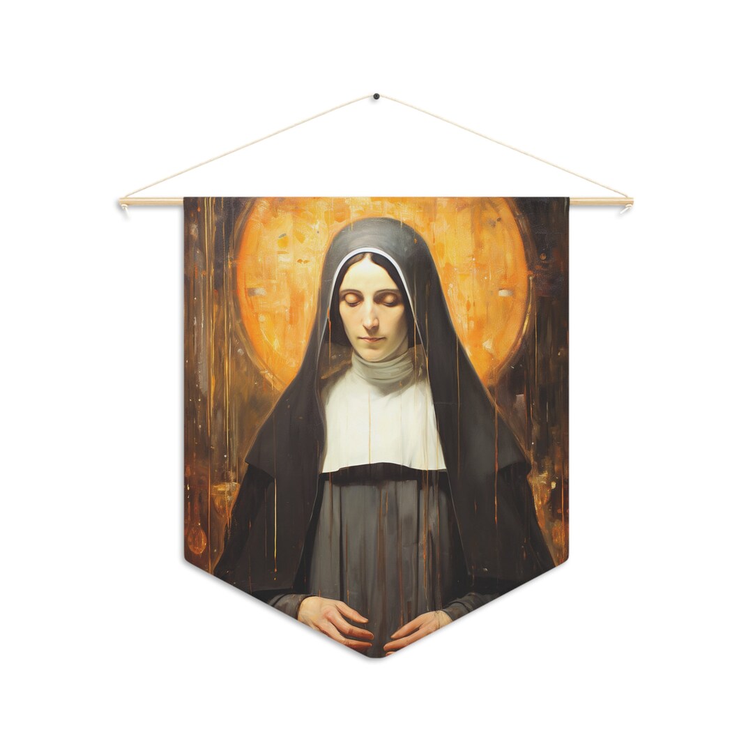Saint Alice Wall Banner / Wall Hanging - Unique Religious Art for Your ...