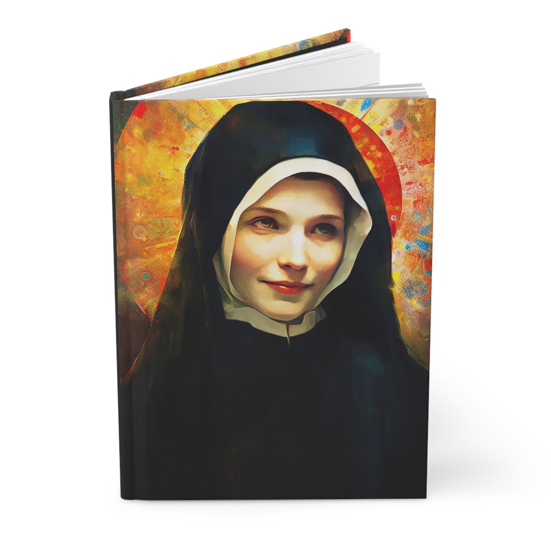 Saint Maria Faustina Kowalska Hardcover Lined Journal - Devotional ...