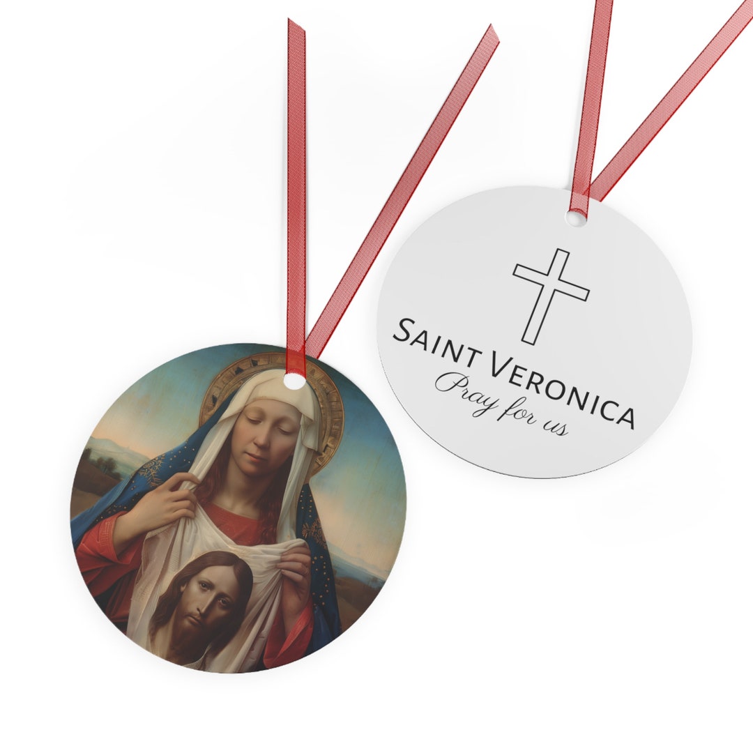 Saint Veronica / Saint Veronica's Veil Metal Ornament - Religious ...