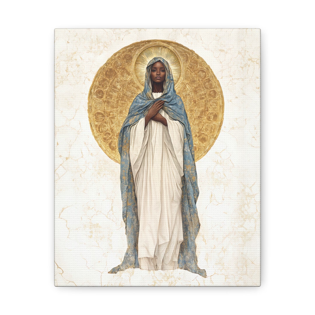 Our Lady of Kibeho- the Vision of Divine Peace - Gallery Wrapped Canvas ...