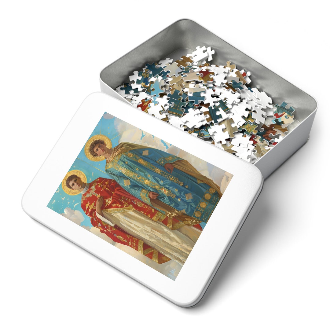 Saints Faustinus and Jovita - Puzzle and Keepsake Tin - Religious ...