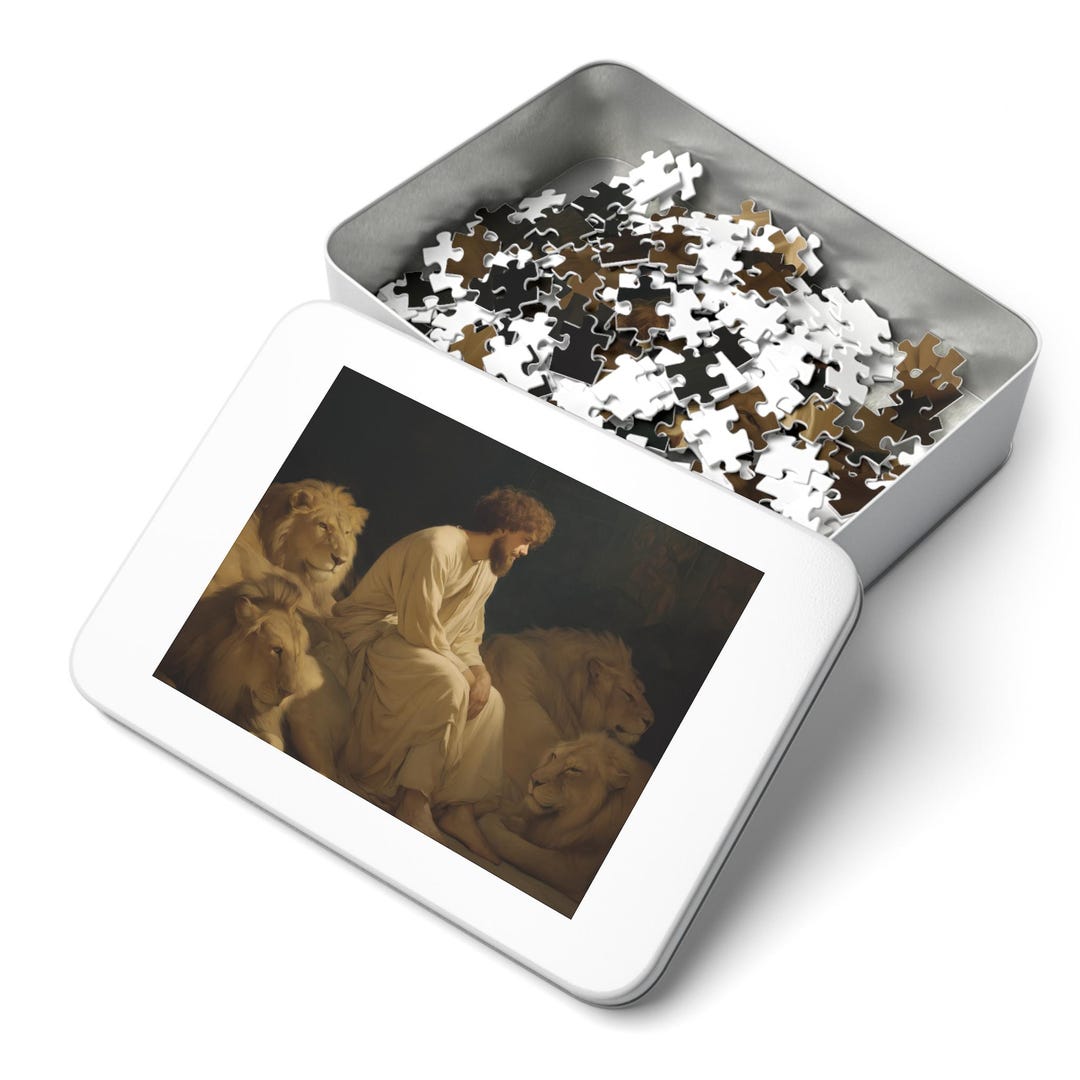 Faith Amid the Beasts - Daniel in the Lions Den- Bible Story - Puzzle ...