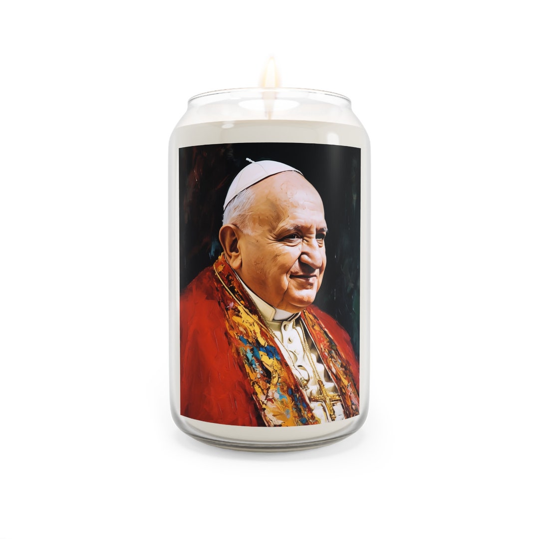 Pope Saint John XXIII - Scented Prayer Candle, 13.75oz - Tall Size ...