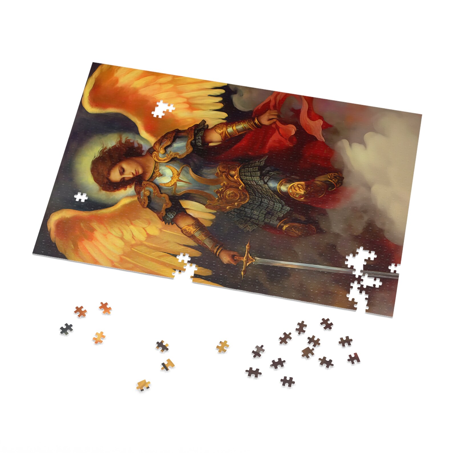 Saint Michael the Archangel - Puzzle and Keepsake Tin - Religious ...