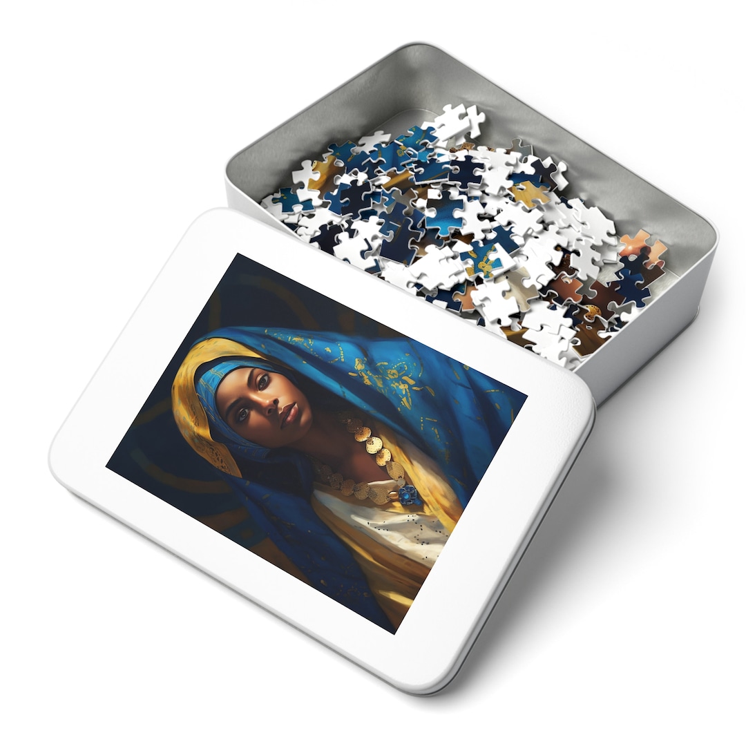 Mary the Blessed Virgin Puzzle and Keepsake Tin - Religious Jigsaw ...