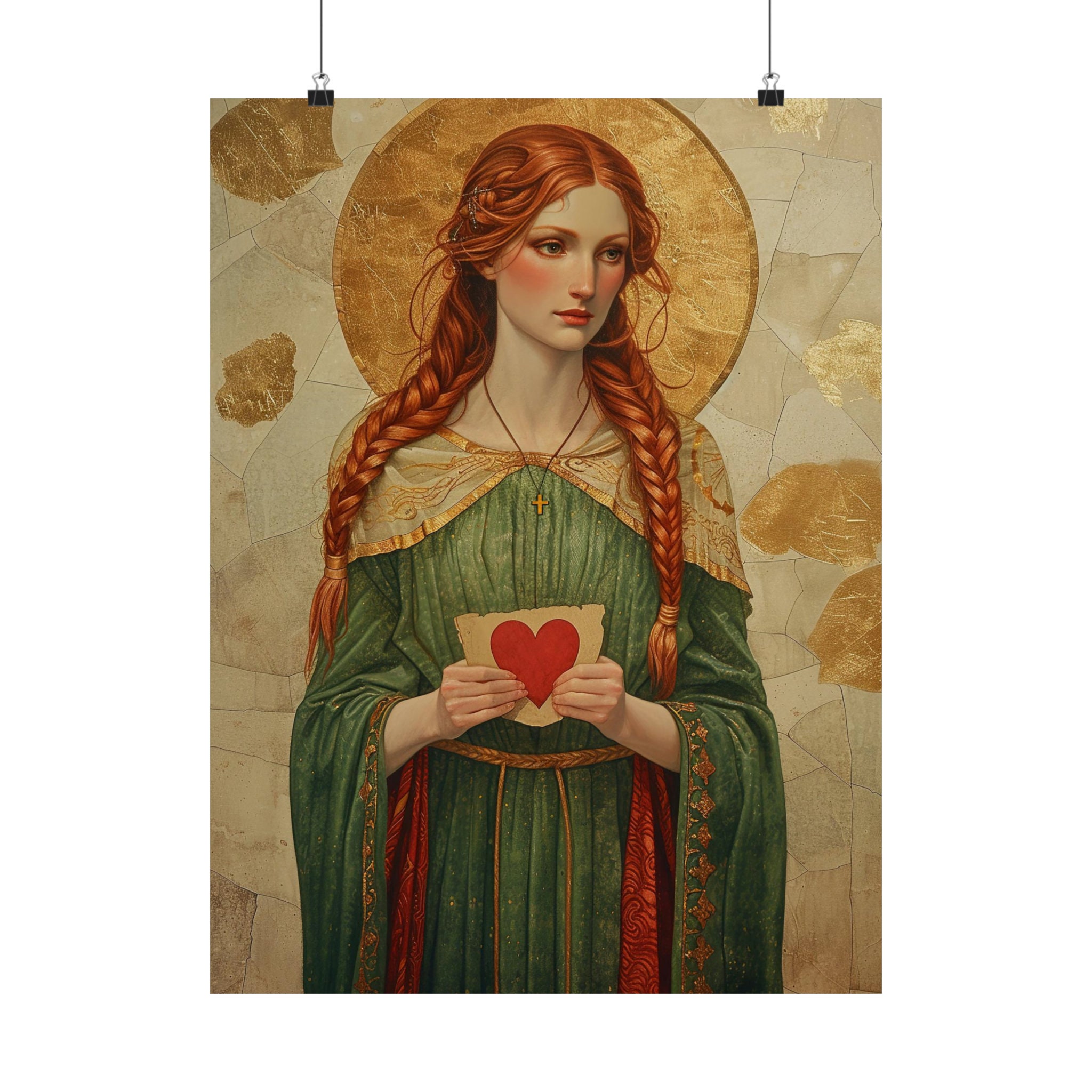 Saint Dwynwen - Sanctified Souls Print - Multiple Sizes - Premium Matte ...
