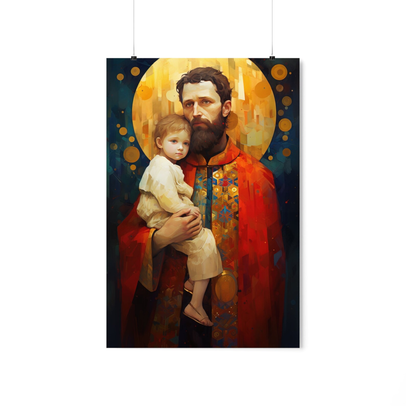 Saint Christopher - Sanctified Souls Print - Multiple Sizes - Premium ...