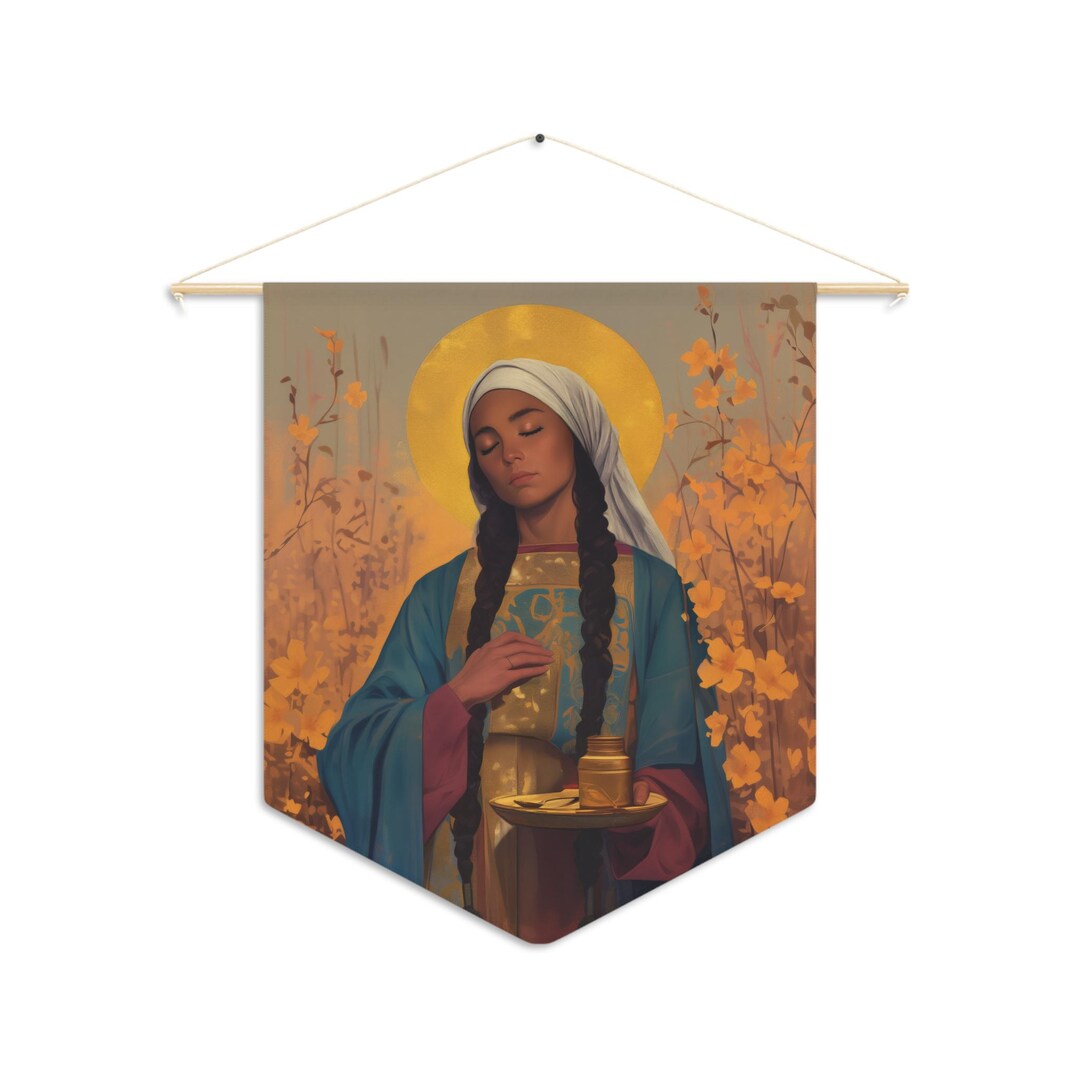Saint Hermione of Ephesus - Wall Banner / Wall Hanging - Christian Art ...