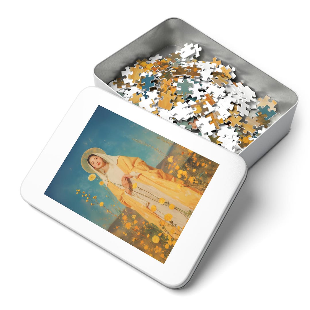 Saint Agatha Lin - Puzzle & Keepsake Tin - Religious Jigsaw Puzzle (30 ...