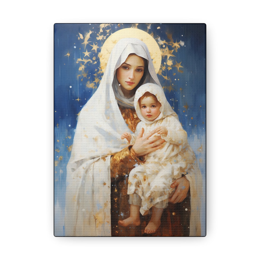 Divine Frost- Our Lady of the Snows Canvas Print - Multiple Sizes ...