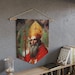 Saint Eusebius of Vercelli Wall Banner / Wall Hanging - Prayer Room Art ...