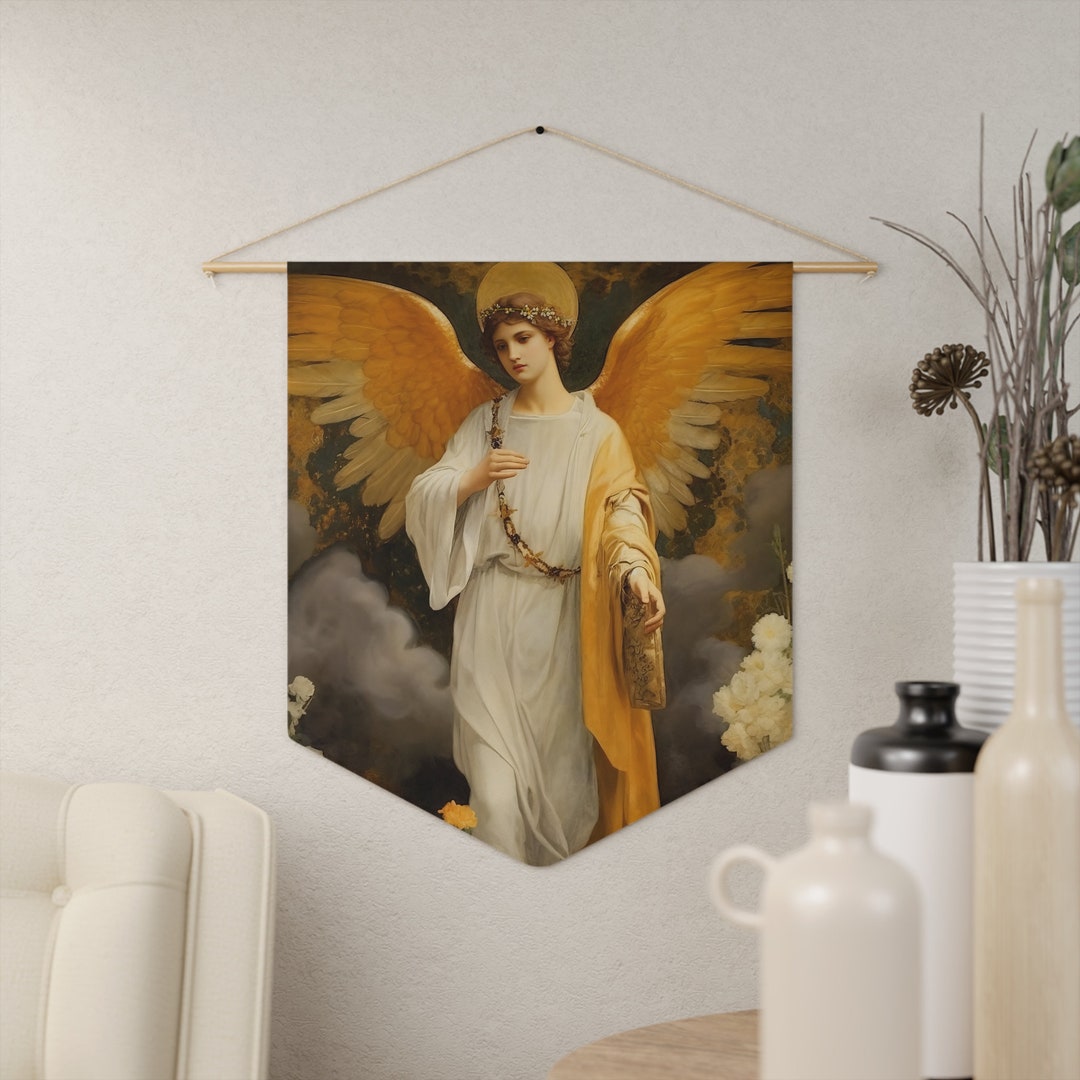 Saint Gabriel the Archangel Wall Banner / Wall Hanging - Prayer Room ...