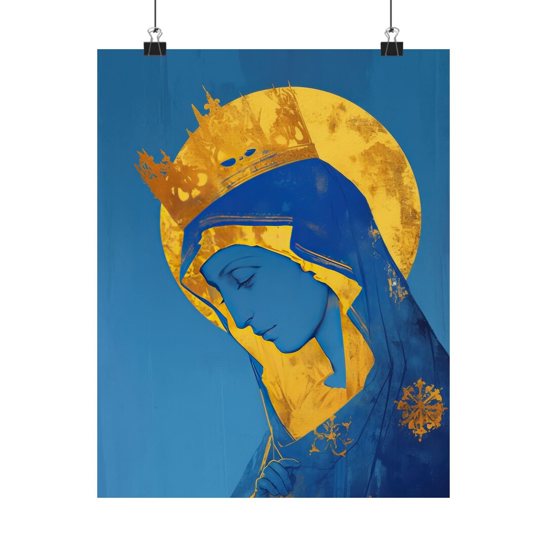 Mother Mary - Light of All Faithful Poster Print - Sanctified Souls ...