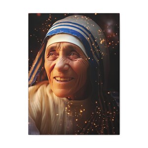 Saint Teresa of Calcutta - Mother Teresa - Gallery Wrapped Canvas ...
